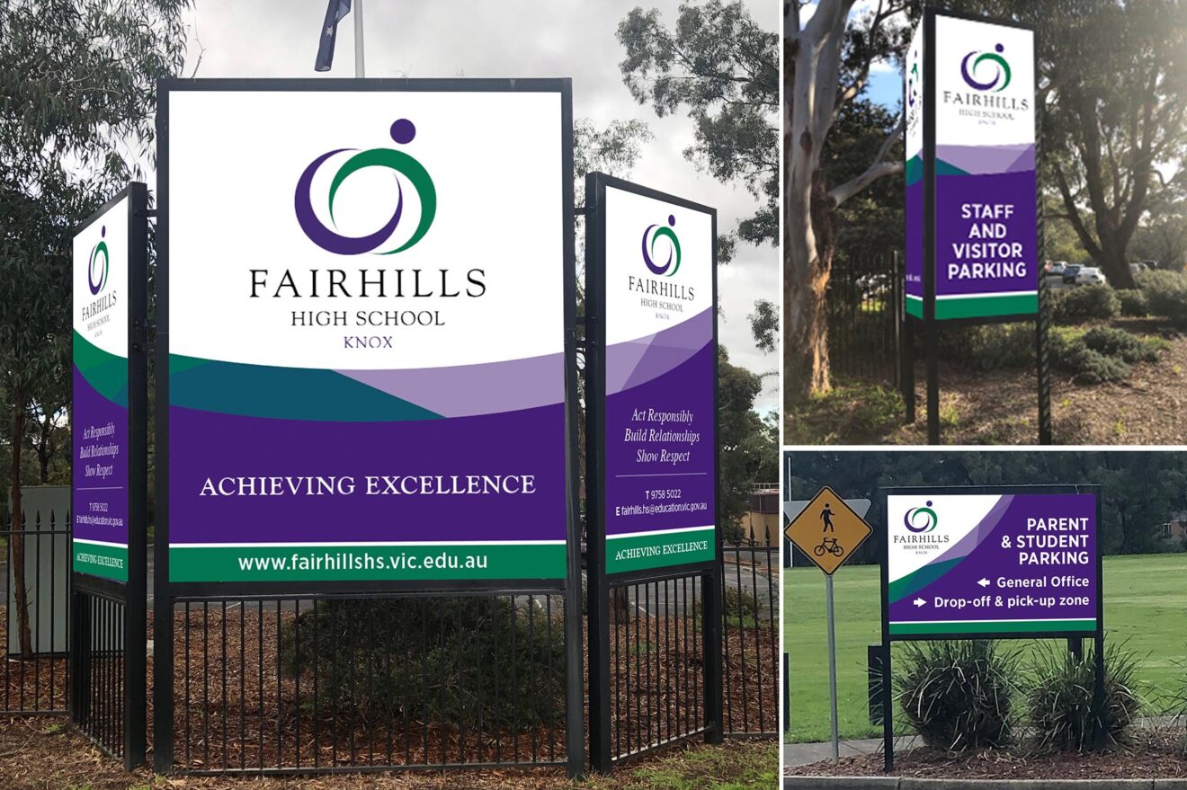 Fairhills High School - Signage - MAPS marketing