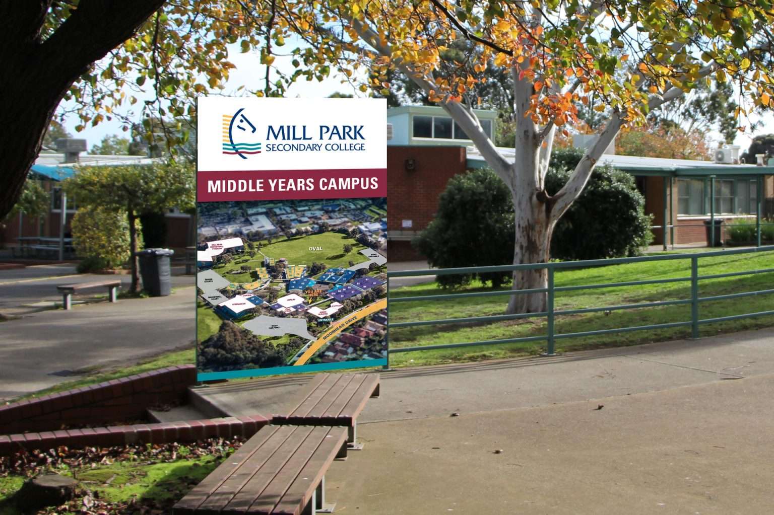 Mill Park Secondary College - School Signage - MAPS marketing